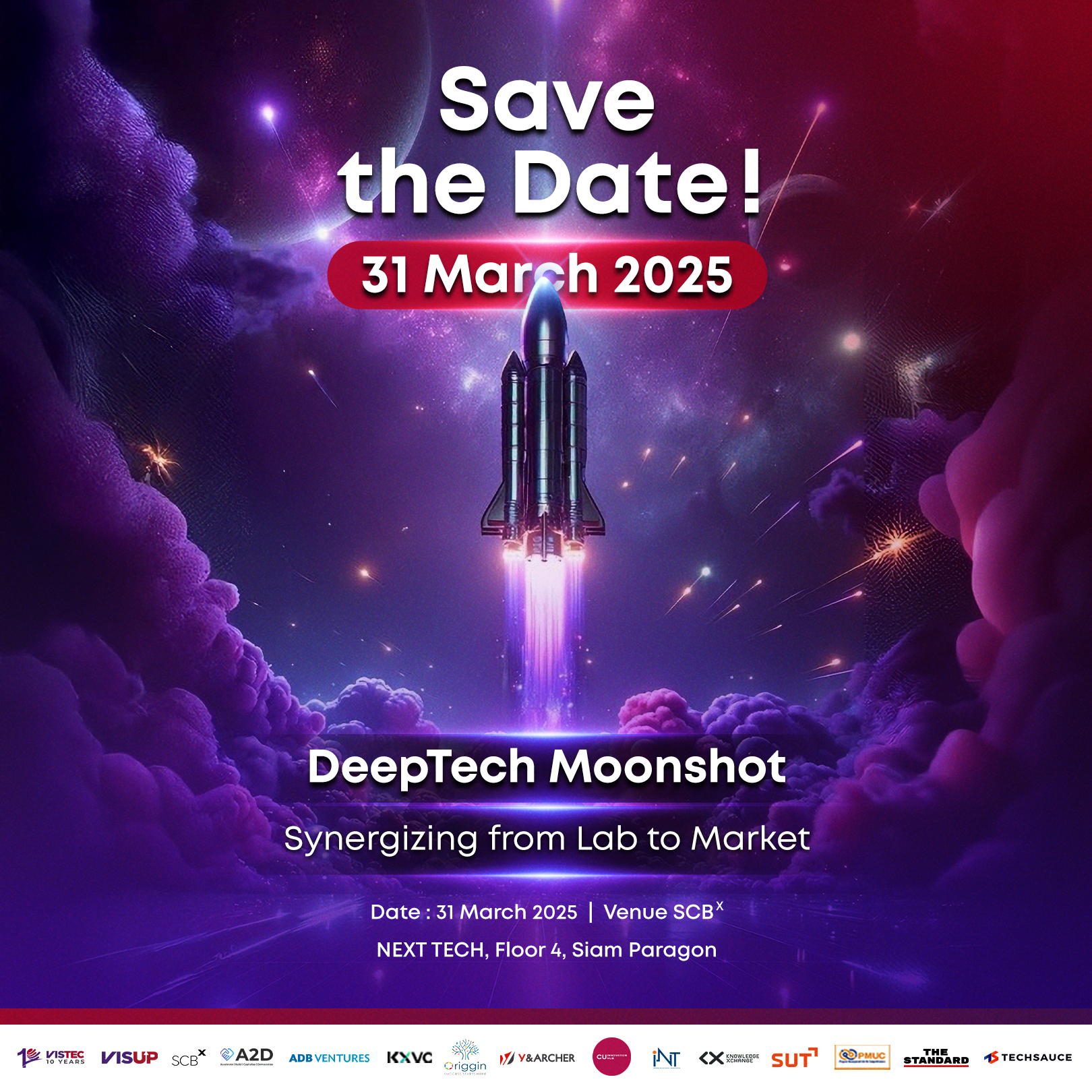 Invitation to "DeepTech Moonshot: Synergizing from Lab to Market" - VISUP